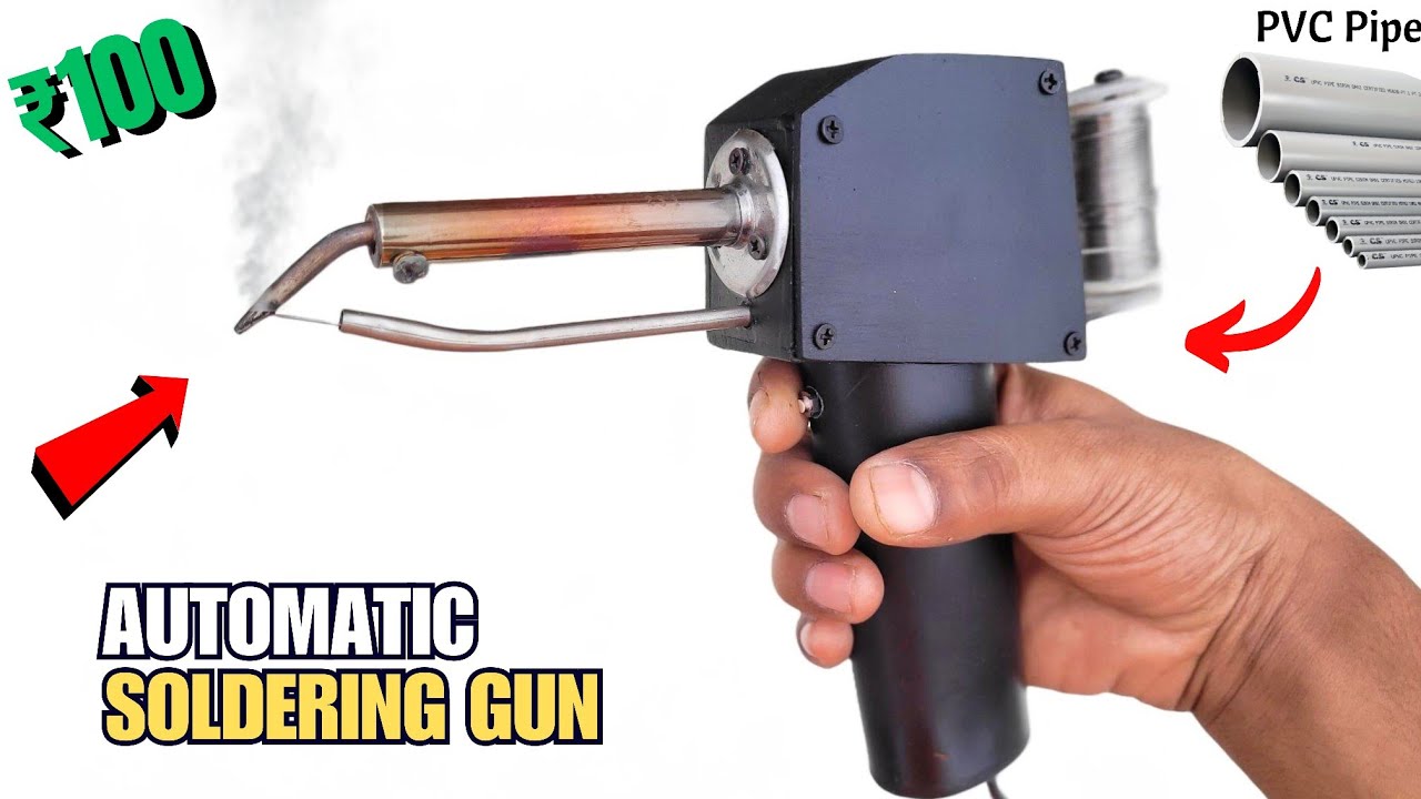 How to make a Soldering Iron Gun from PVC pipe | PART 2 - YouTube