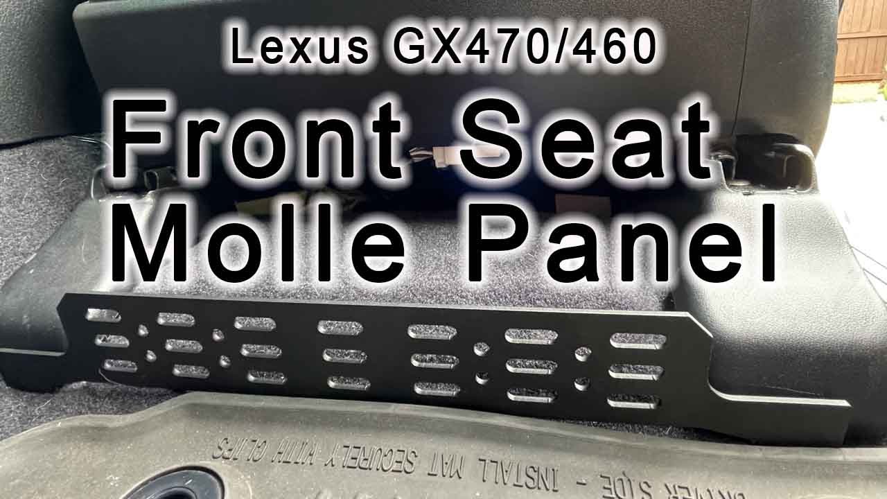 Front Seat Molle Panel Lexus GX - Interior Storage and Organization ...