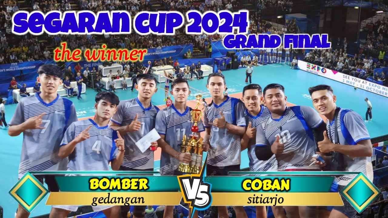 world championship volleyball 2024 || bomber Gedangan vs coban Sitiarjo ...