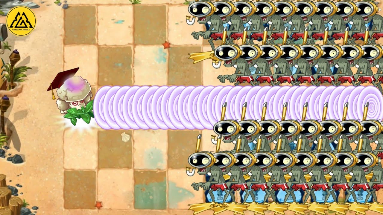 Pvz 2 Challenge !! 100 Plant Max Level Vs 100 Snorkel Zombies !! Plants ...