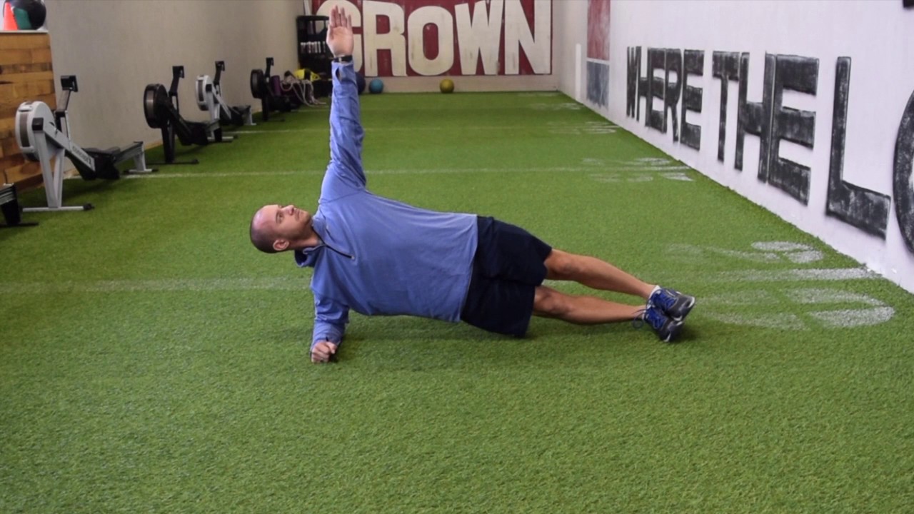 Side Plank with Rotation - YouTube