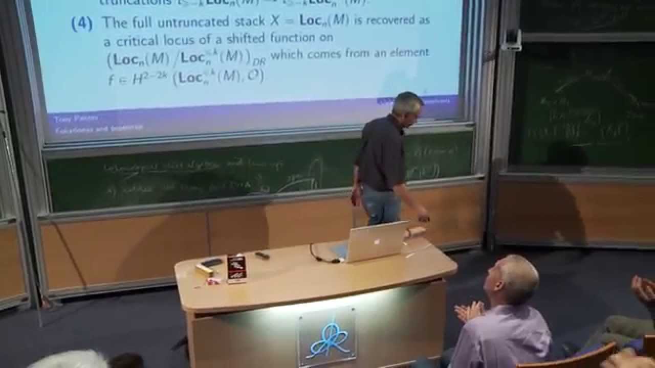 Tony Pantev - Derived foliations and shifted potentials - YouTube