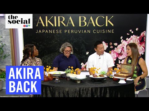 From Snowboarder to Michelin Star: Chef Akira Back! | The Social