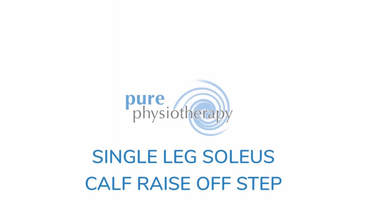 ADVANCED - Single Leg Soleus Raise From Step - YouTube