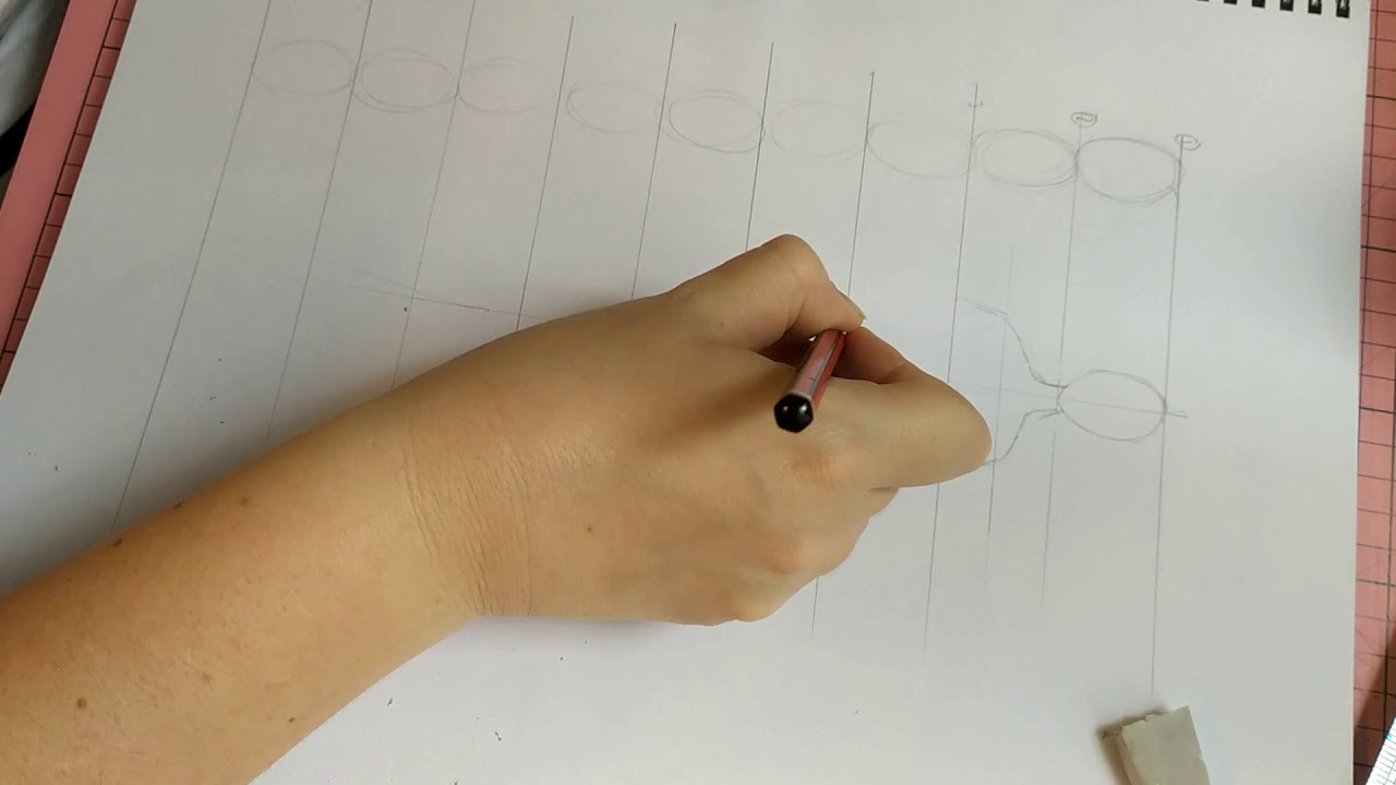 Drawing a Nine Head Fashion Figure Part 1 - YouTube