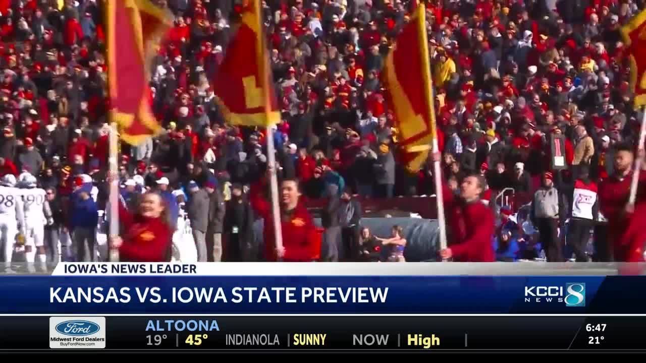 Iowa State hosts Kansas with major Big 12 stakes on the line - YouTube