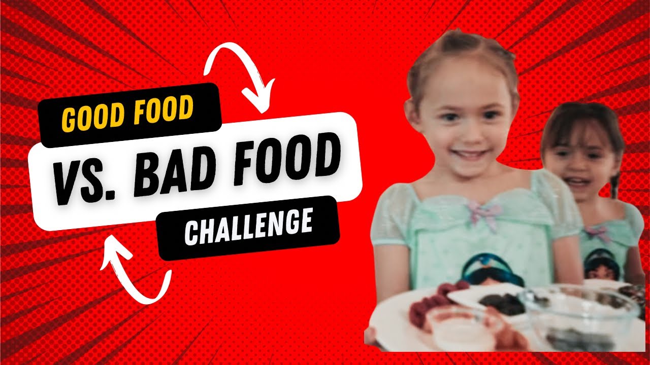 Good Food Vs Bad Food Challenge. movie night edition. - YouTube