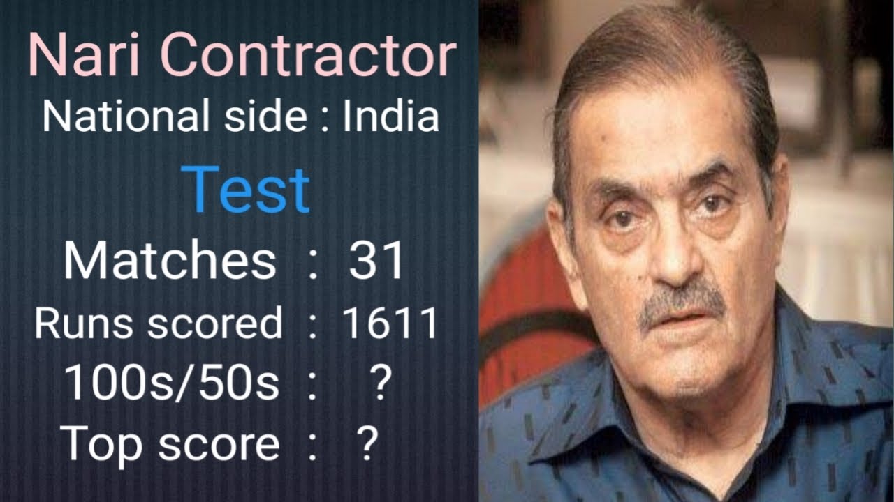 Nari Contractor Test career - YouTube