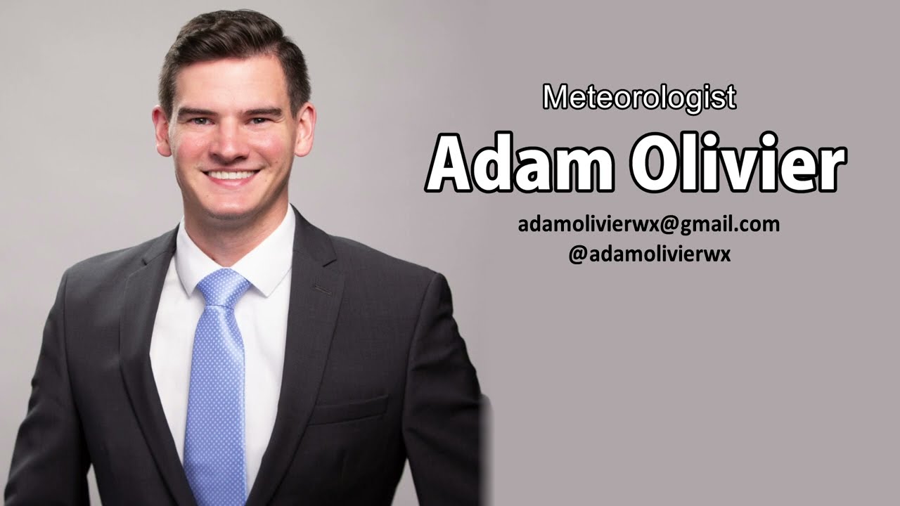 Meteorologist Adam Olivier May 2022 Weather Demo Reel - YouTube