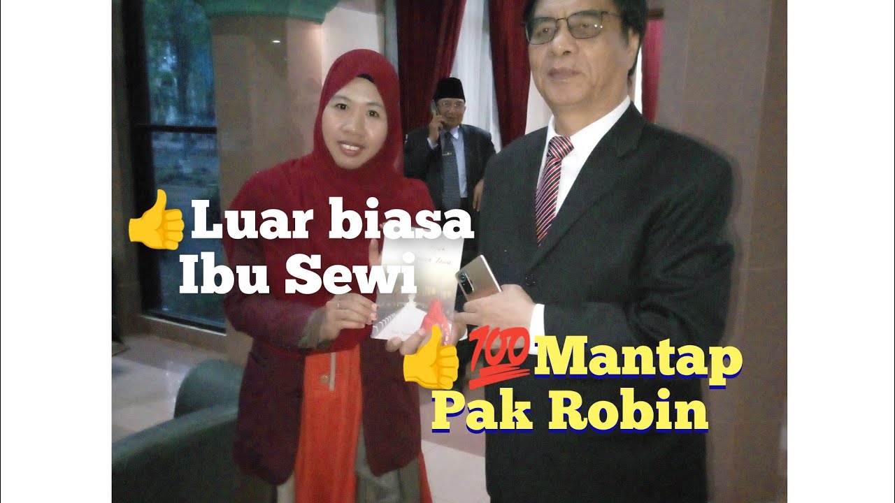 🔴Luar biasa || Ibu Dewi Nopasari || Penulis buku || Meyerahkan bukunya Ke Pak Ch Robin ...