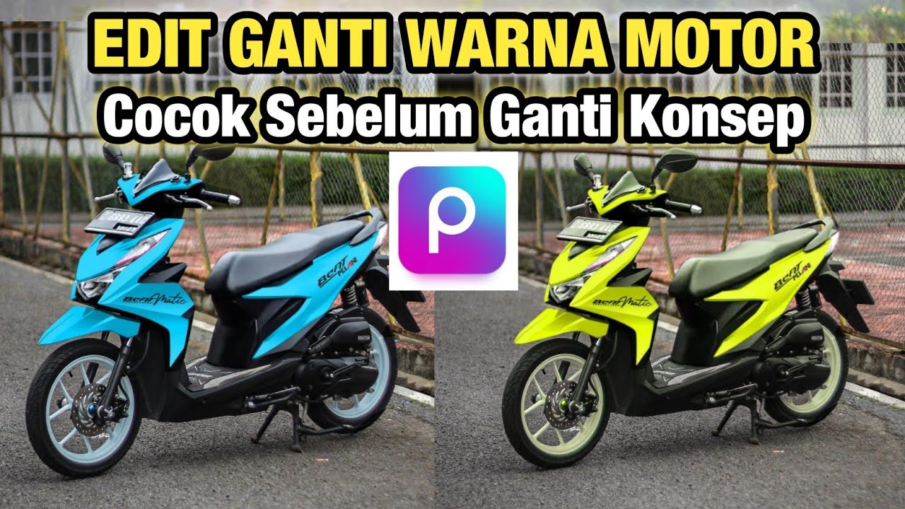 Edit Foto Warna body Motormu menjadi Berbagai warna Dengan aplikasi ...
