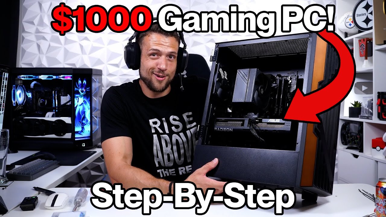 How to Build a $1000 Pure Performance Gaming PC (Ryzen 5 9600X and RX ...