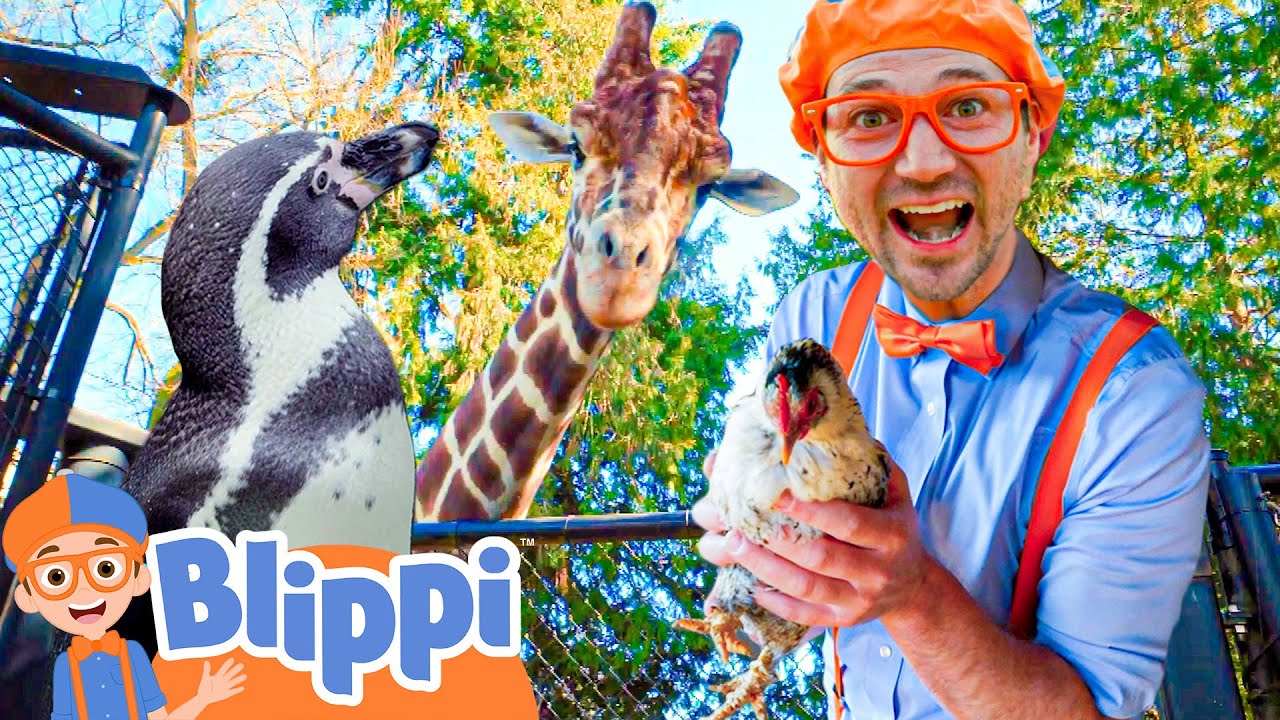 Learning Animals For Kids with Blippi! | Zoo & Jungle Adventures ...