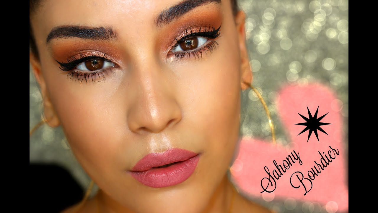 EASY, NO LASHES Holiday Makeup Tutorial | SAZY - YouTube