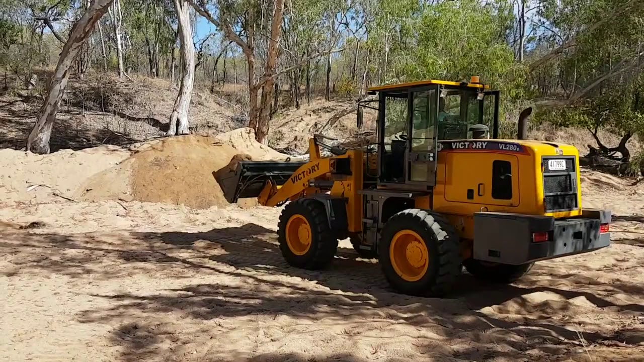 Victory VL280e 2800kg capacity 6500kg Wheel Loader - YouTube