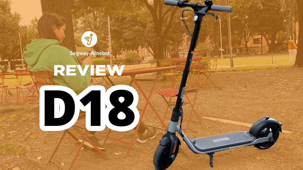 REVIEW PATINETA SEGWAY NINEBOT D18 LIEBRE NARANJA - YouTube