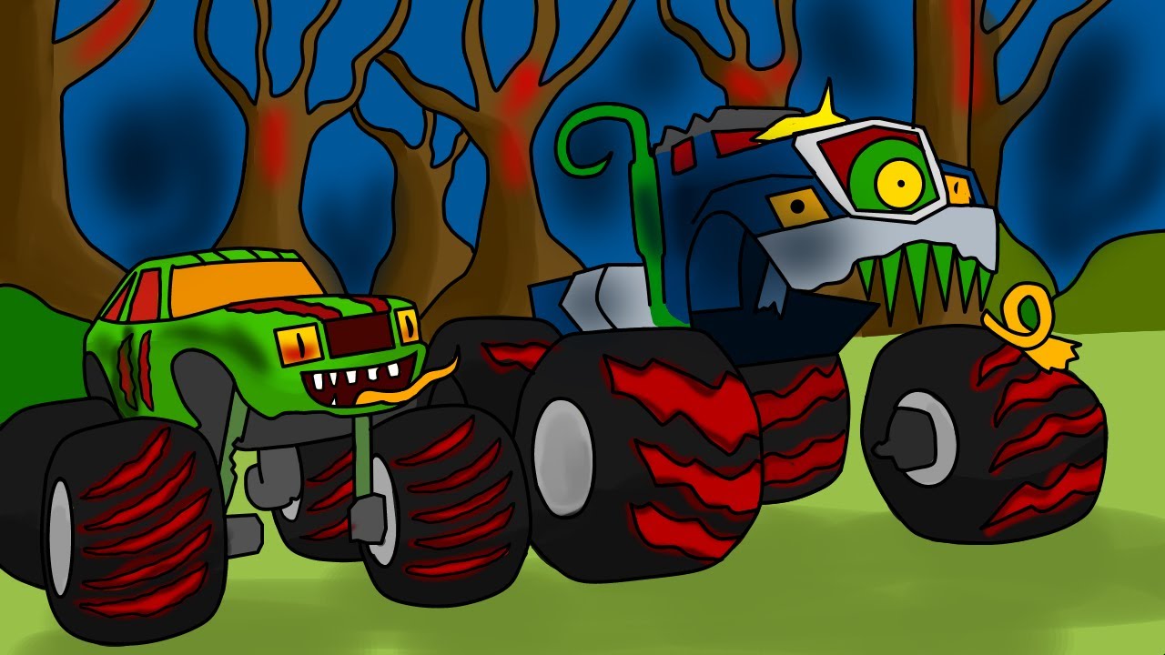 Blaze And The Monster Machines Crusher The Savior As Horror Version ...