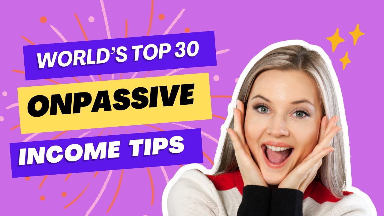 Finance & Trading & Earning | Top 30 income ideas | ONPASSIVE | - YouTube
