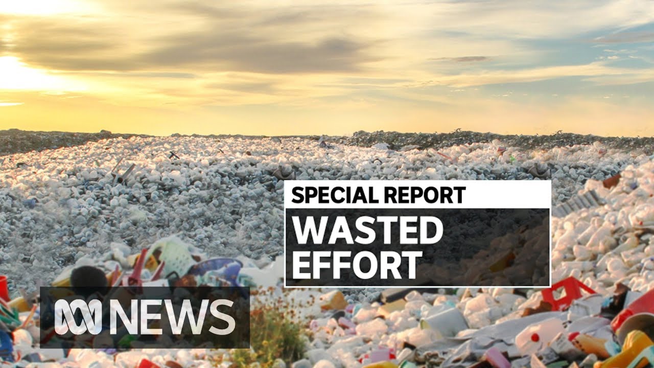Dealing with the growing recycling crisis | ABC News - YouTube