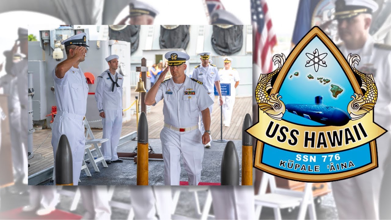 Incoming Commander Daniel Jones USS Hawaii (SSN-776) Change of Command ...