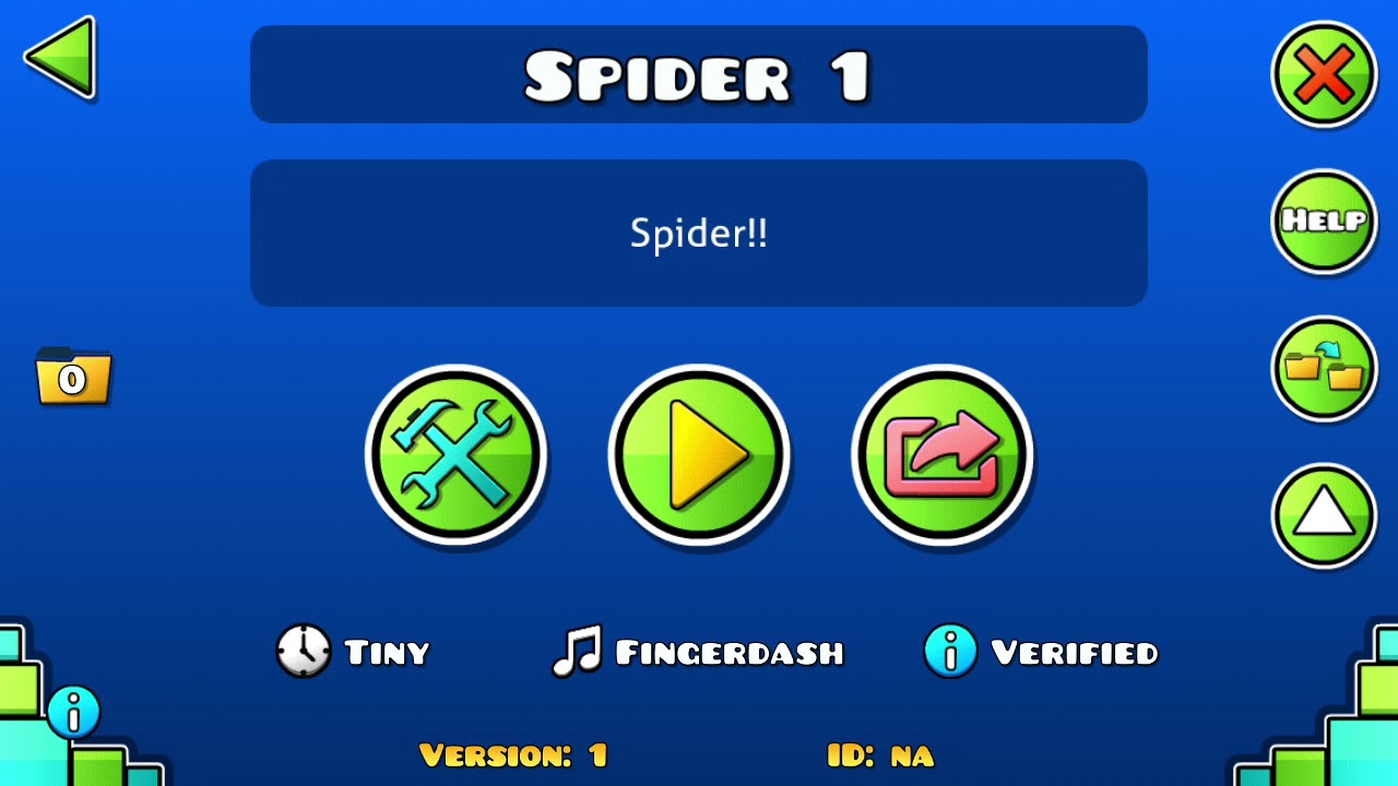 Spider 1 gameplay - Geometry Dash - YouTube