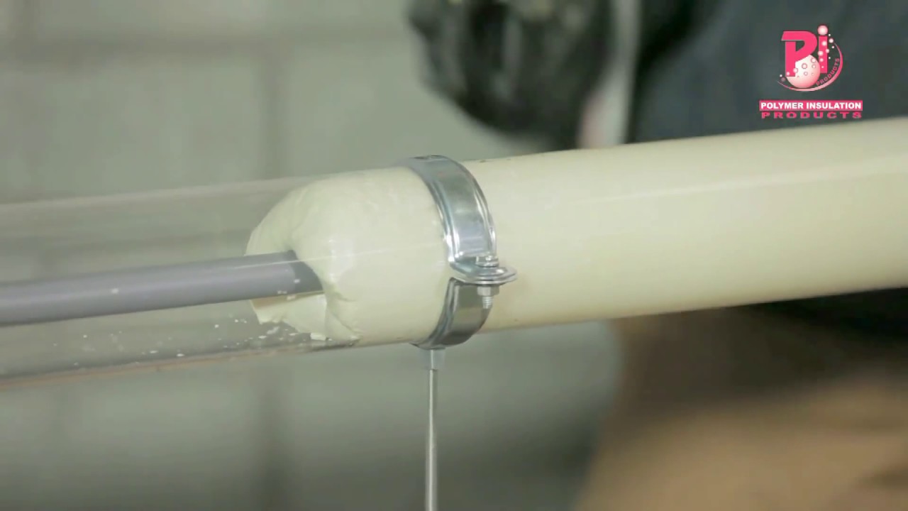 How to insulate pipes with PU foam? - YouTube