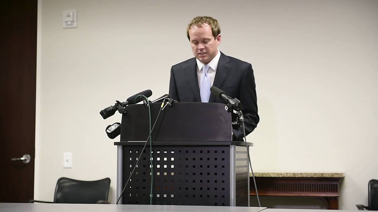 Rep. Jeremy Durham makes statement on AG report - YouTube