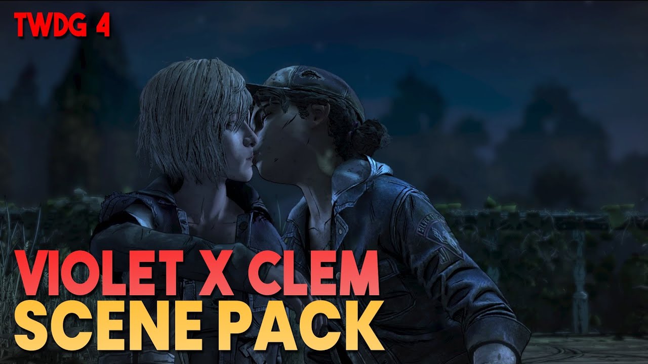 Clem and Violet Romance Scene Pack || The Walking Dead Game Season 4 ...
