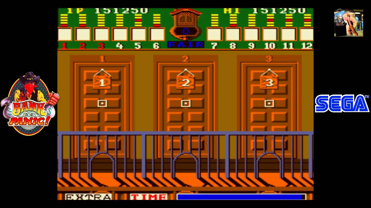 Bank Panic. Arcade MAME.720p. Level 12. - YouTube