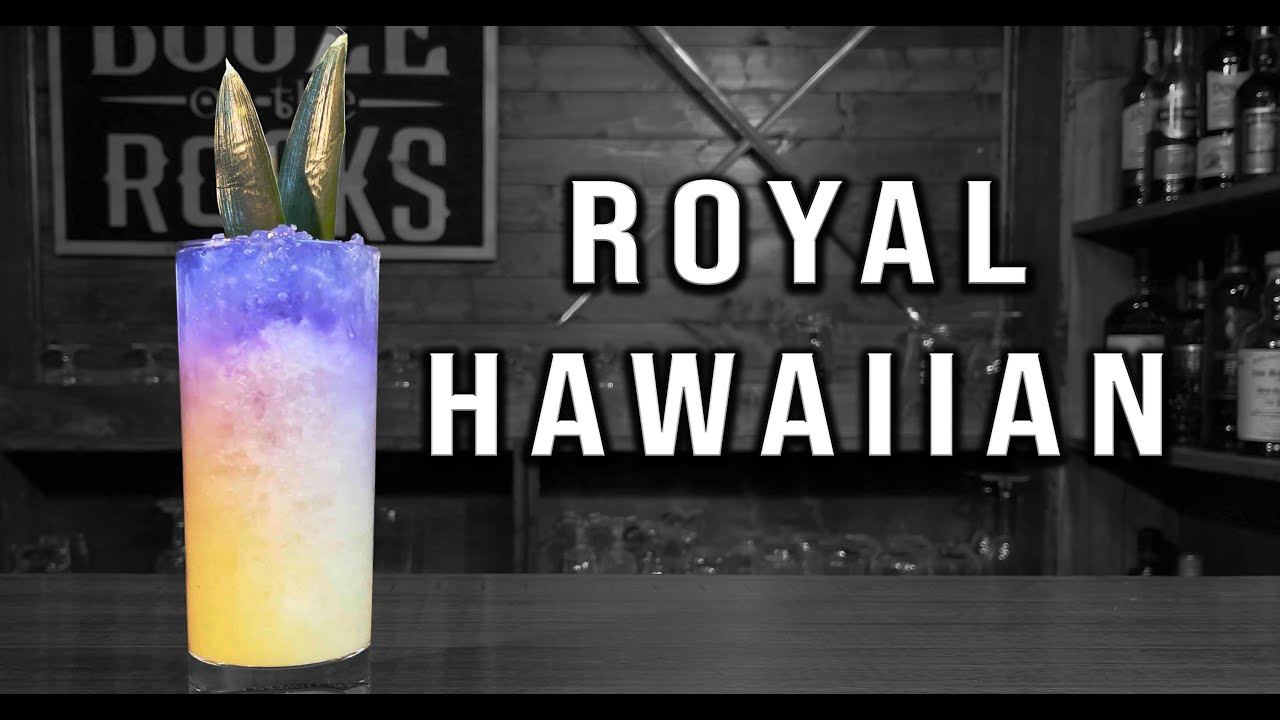 How To Make A Royal Hawaiian | Booze On The Rocks - YouTube