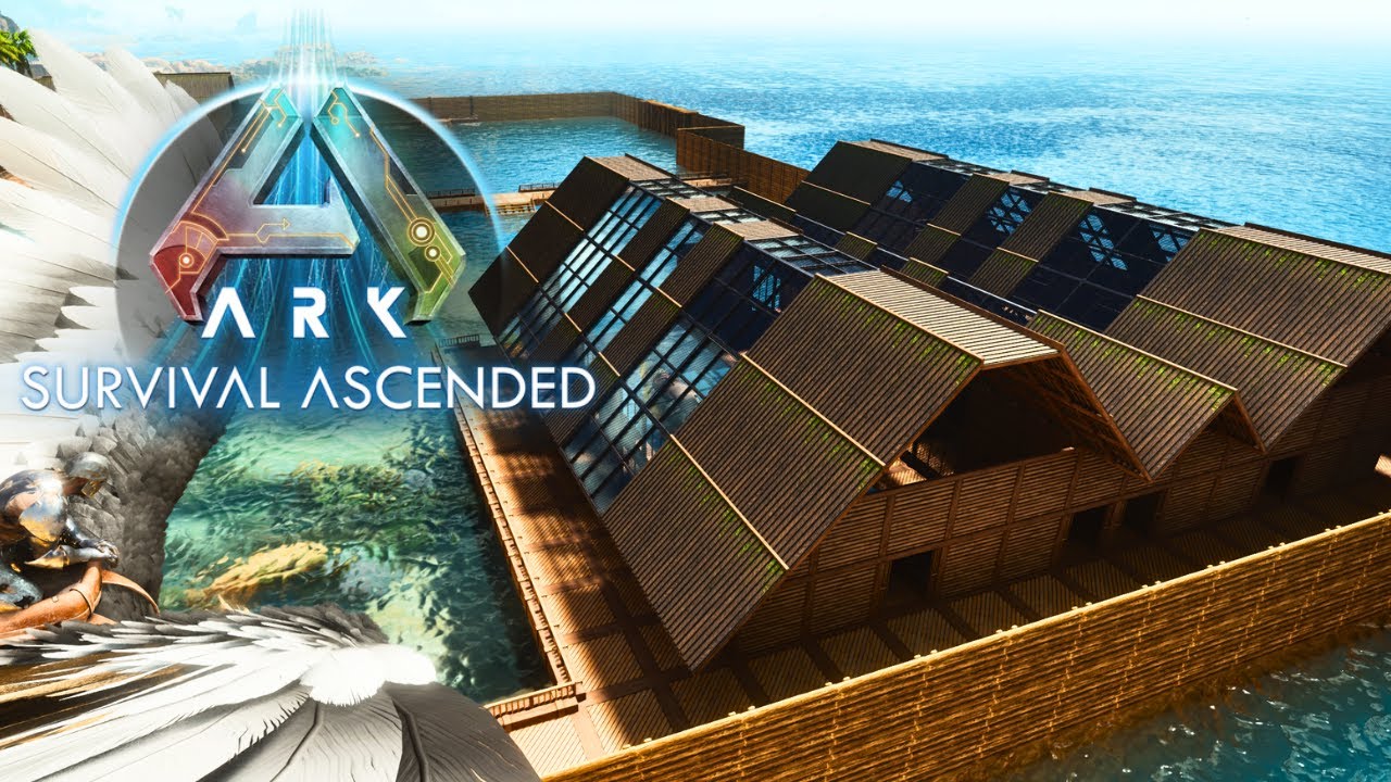 Ark Survival Ascended deutsch | E038 Basilo Bootshaus Bau - YouTube