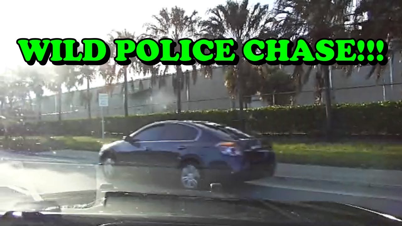 Wild Police Chase!!! Miami, Florida - July 7, 2022 - YouTube