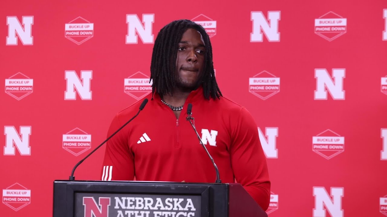 Nebraska's Gabe Ervin Jr. full press conference from April 23, 2024 ...