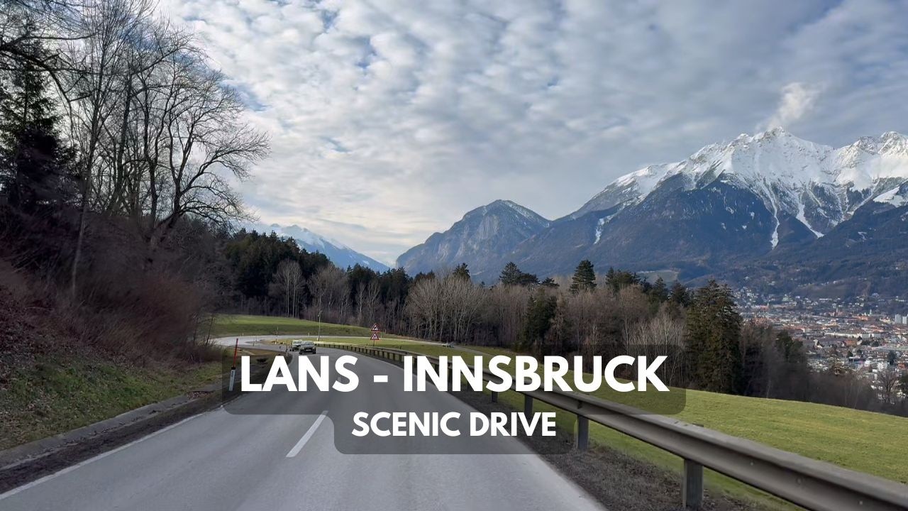 🇦🇹 Lans - Innsbruck | Scenic Alpine Drive in Austria | Jan 9 | 4K HDR ...
