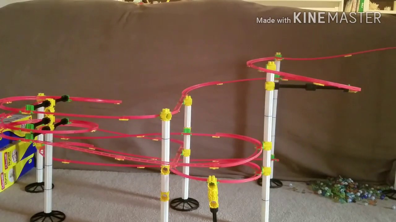 Dropping 400 marbles down a marble run! - YouTube