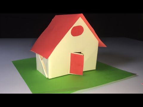 How to make easy paper house(no glue) / paper house tutorials by BM and ...