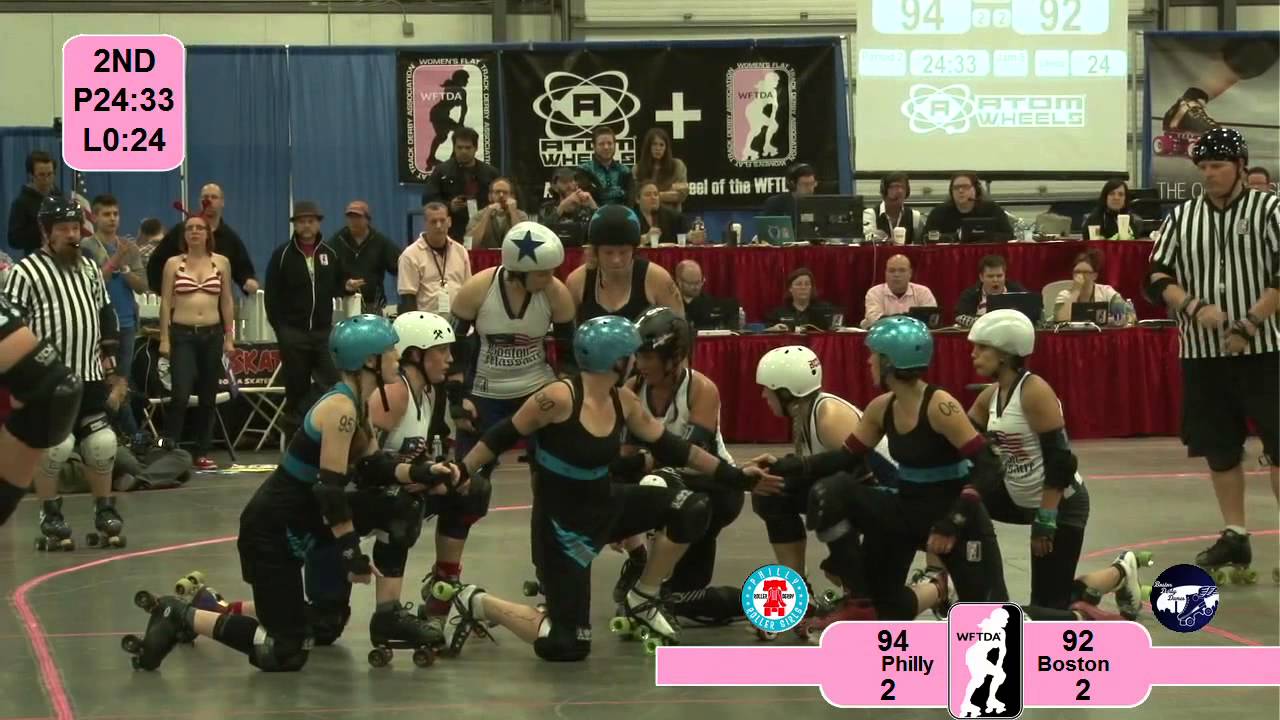 Philly Roller Girls vs Boston Derby Dames - 2012 East Region Playoffs ...