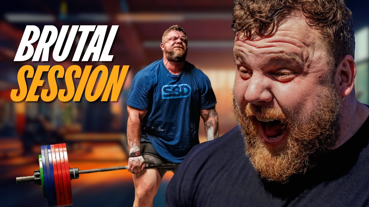 The Most Intense STRONGMAN Training Session Yet - YouTube