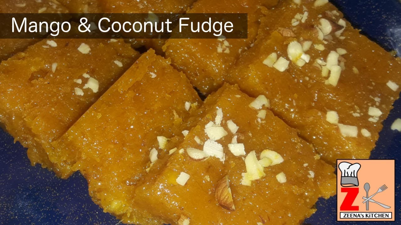 Mango & Coconut Fudge - YouTube