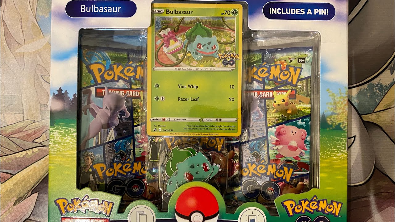 Bulbasaur Pin box opening #pokemon #opening #booster - YouTube