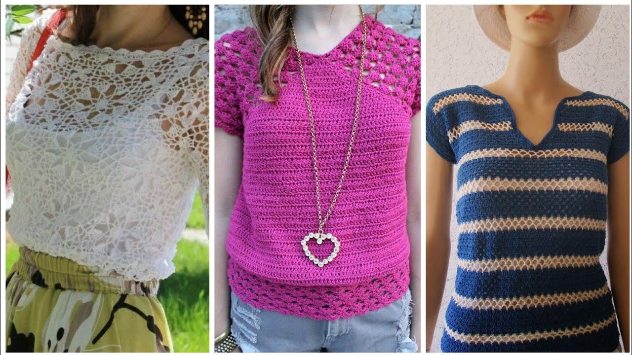 elegant crochet with lace patch work and embroidered summer peasent top ...