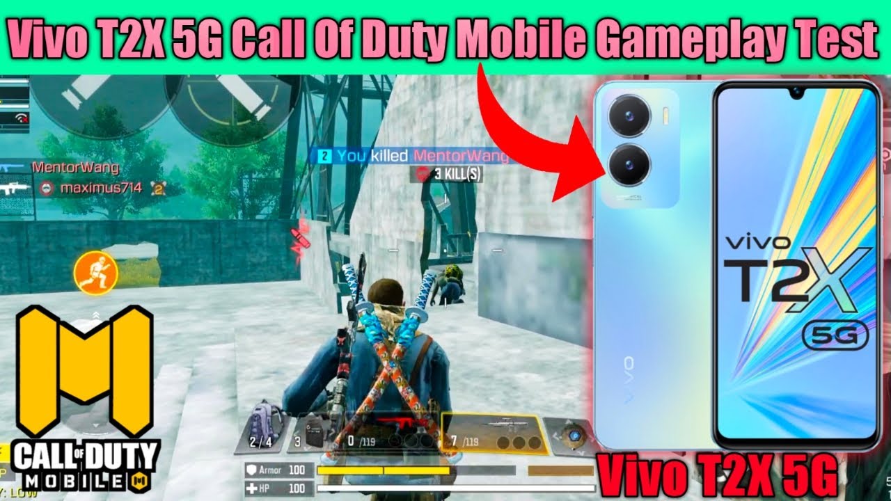 Vivo T2X 5G Call Of Duty Mobile Gameplay Test|Vivo T2X CodMobile Test ...