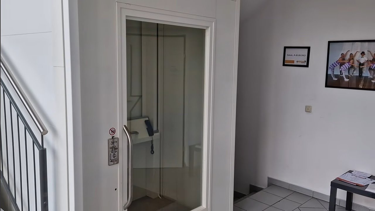 Seltener Schwedischer Motala Hissar Platform Aufzug (Rare Swedish ...