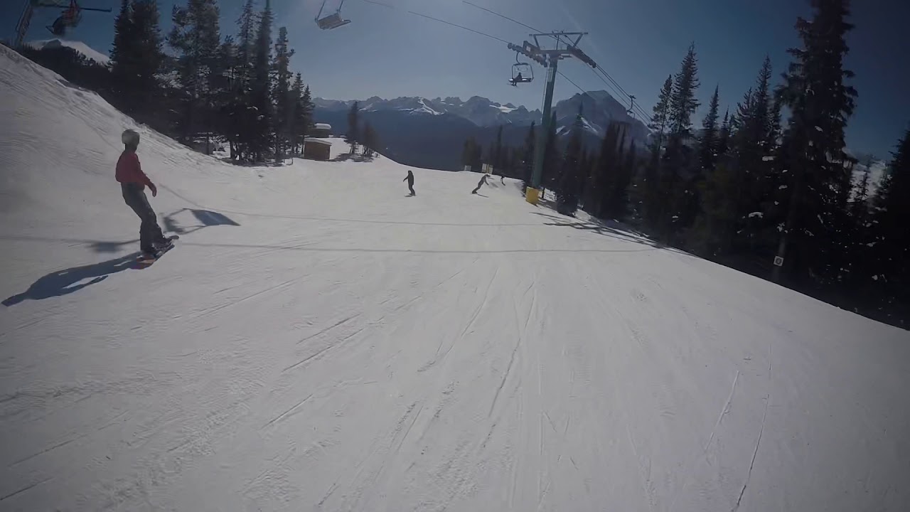 Snowboarding Lake Louise Winter 2019 - YouTube