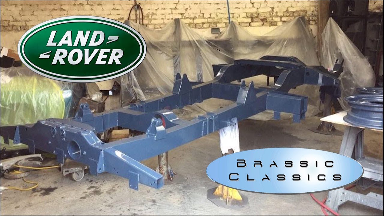 Land Rover Series 1, 107. Chassis preparation & painting. - YouTube