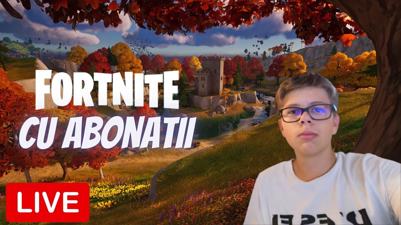 🔴LIVE - FORTNITE CU ABONATII ROMANIA - MA JOC DE PE PLAYSTATION ...