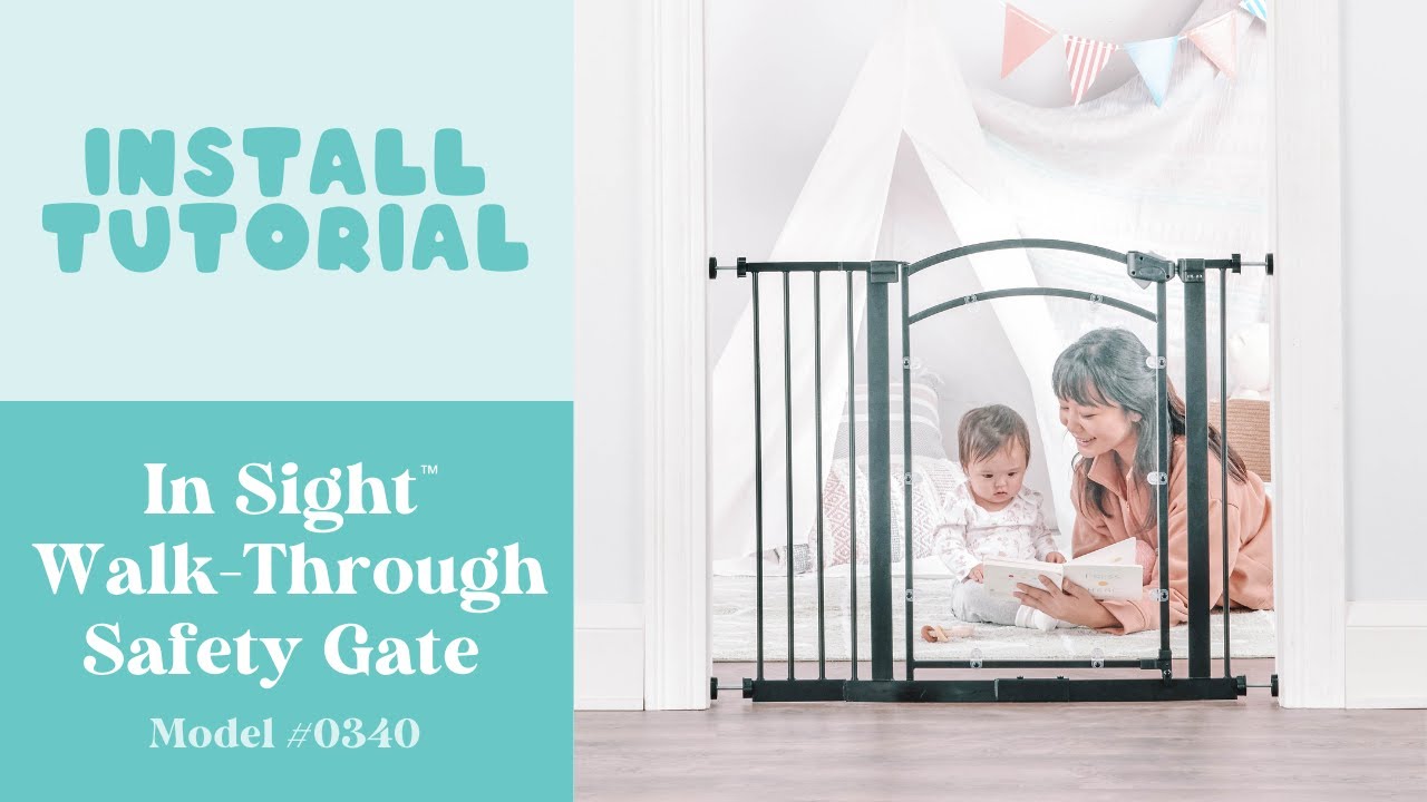 In Sight™ Walk-Through Safety Gate | Install Tutorial - YouTube