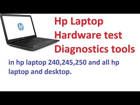 how to run diagnostics tools in hp laptop and desktop || hp 240 G5 ...
