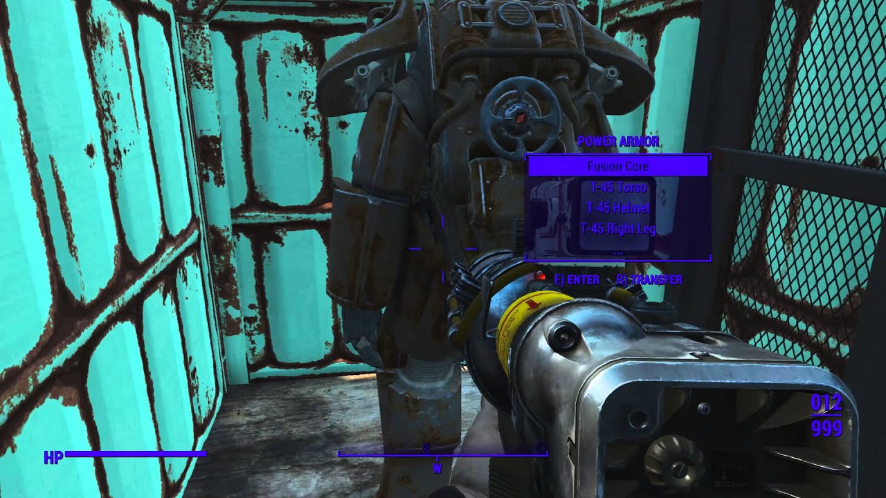 Fallout 4 Power Armour only protected by an expert level lock. - YouTube