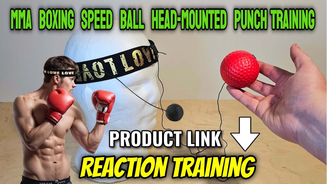 MMA Boxing Speed Ball Head Mounted Punch Ball Training Hand Eye ...